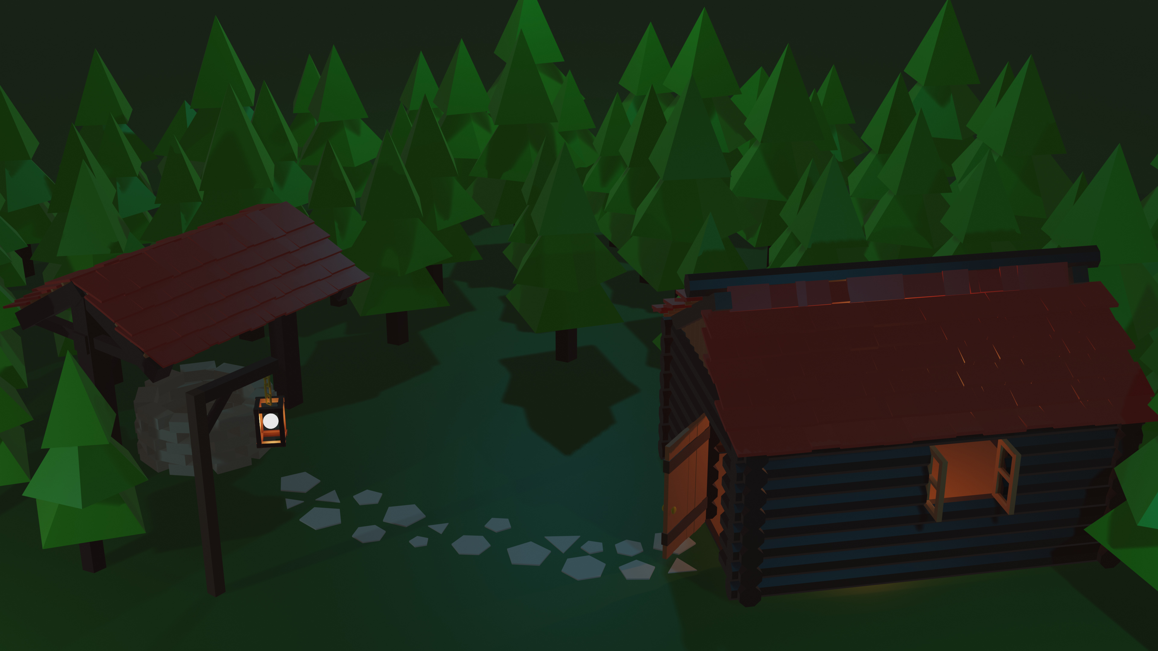 Lecture 15 Final Challenge - Log cabin in the woods - Show - GameDev.tv