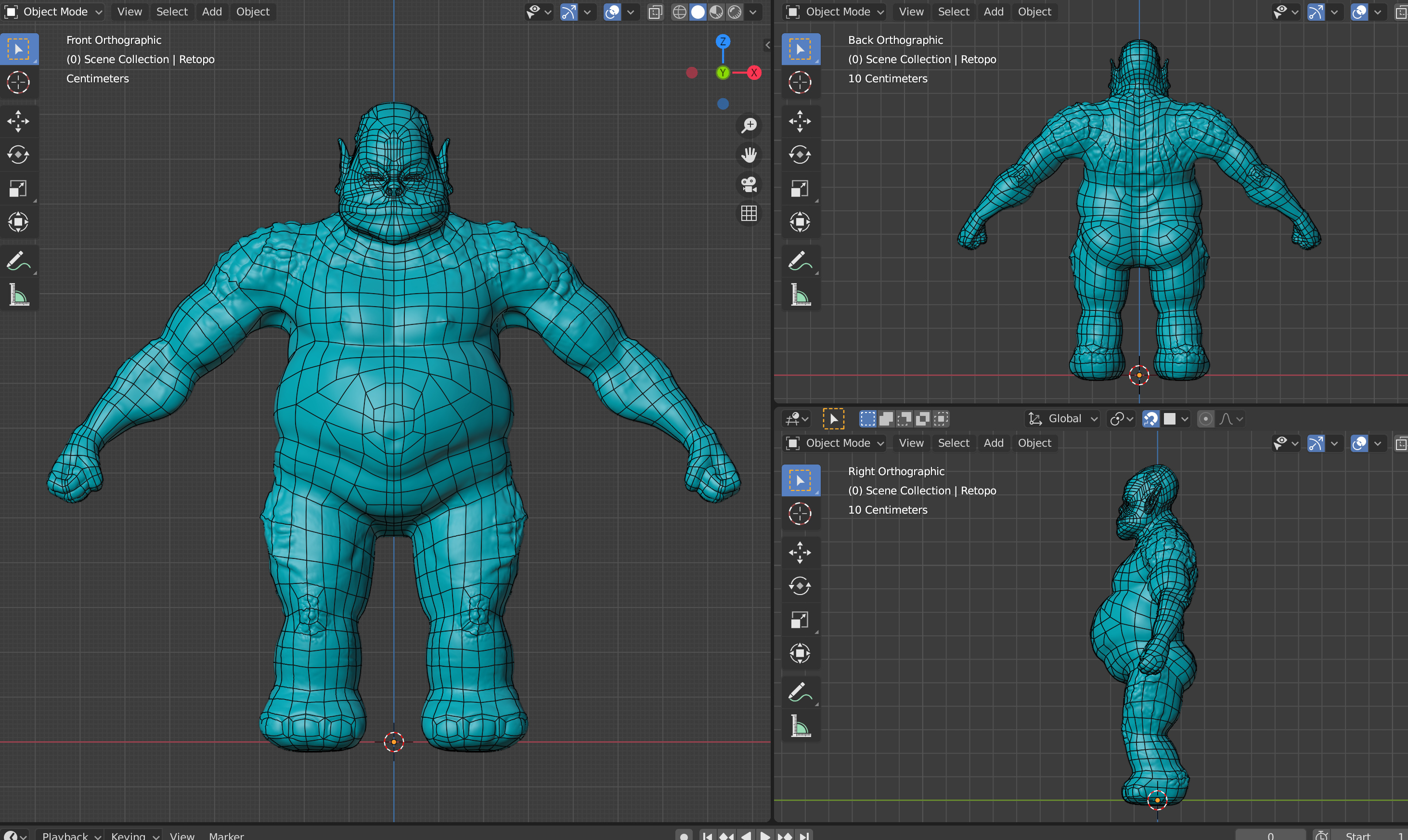 My Manual Retopo - Show - GameDev.tv